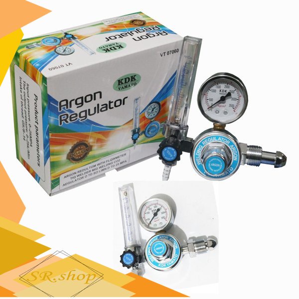 Jual YAMATO KDK Regulator Gas Argon Las Flowmeter Acc Tig Welder Mig ...