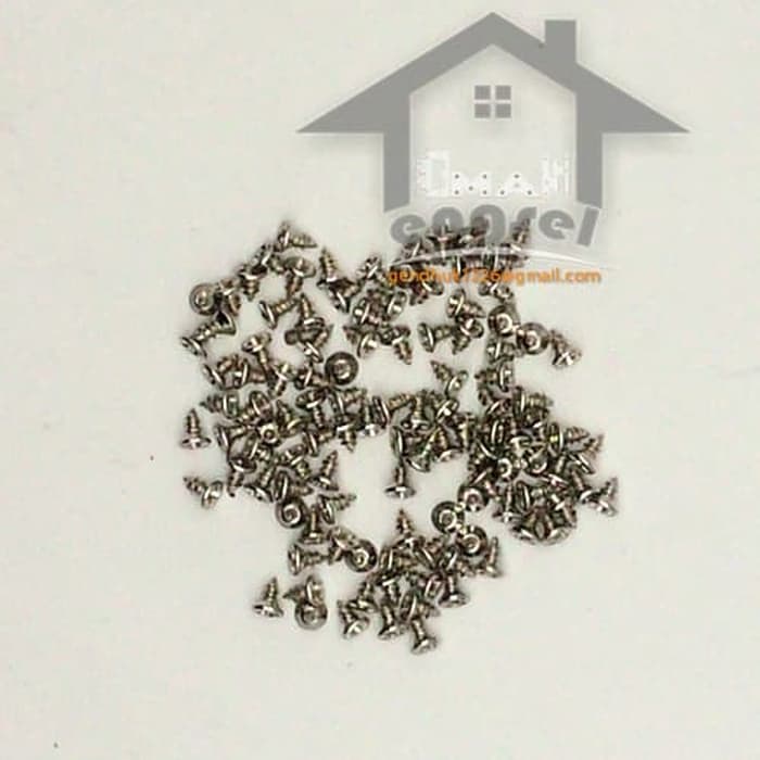 Jual Sekrup skrup mini 3 warna gold silver antik kepala 4x4 mm 100pc ...