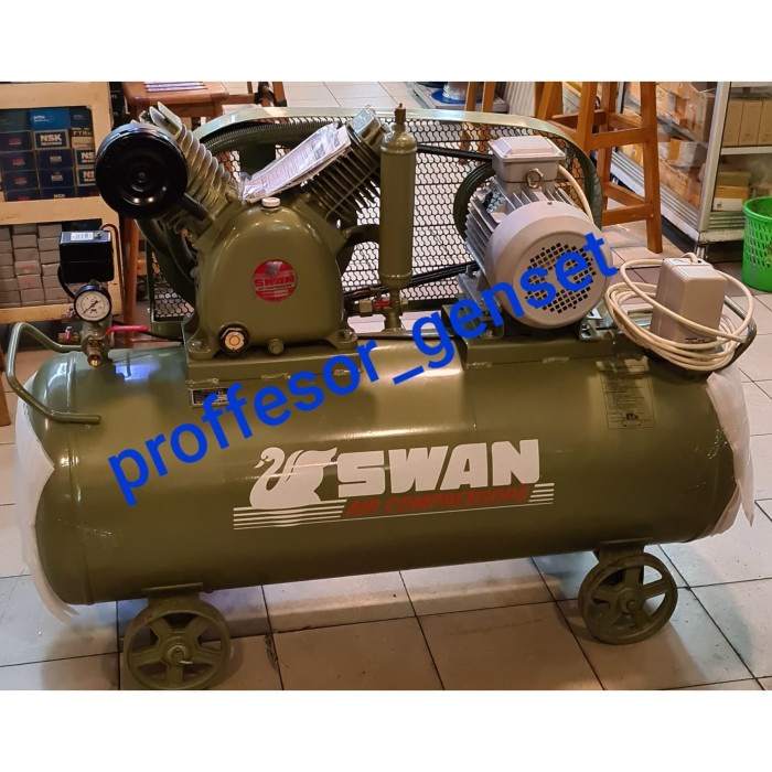 Jual Kompresor angin swan 5 hp HVP 205 motor 3 phase tekanan tinggi ...