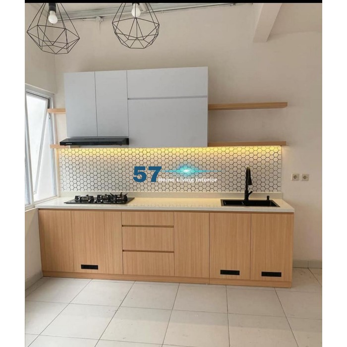 Jual Kitchen Set Dapur Sehat Minimalis Bersih Nyaman Bahan Plywood HPL ...