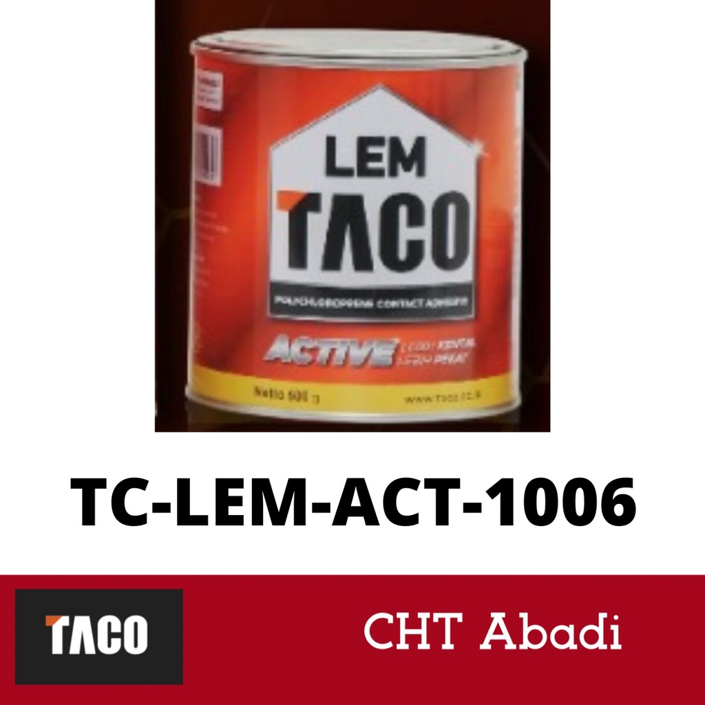 Jual LEM TACO MERAH ACTIVE 600GR | Shopee Indonesia