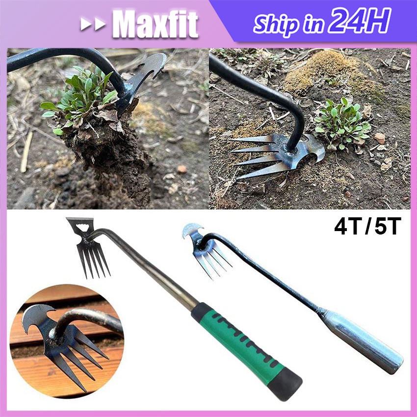 Jual Alat Pencabut Rumput Liar 29Cm Stainless Hoe Weeding Garu Handheld ...