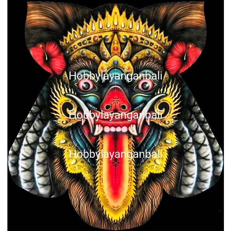 Jual kain Layangan celepuk bali ukuran mini lebar 80 cm x panjang 90 cm ...