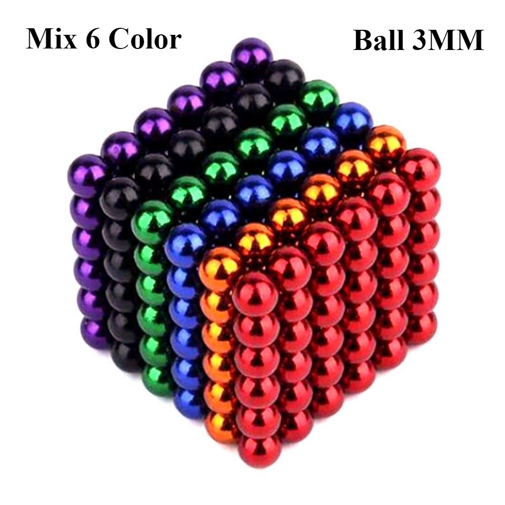 Jual Magnet Neodymium Buckyball 3MM 216PCS | Bola Magnet Magnetic Ball ...