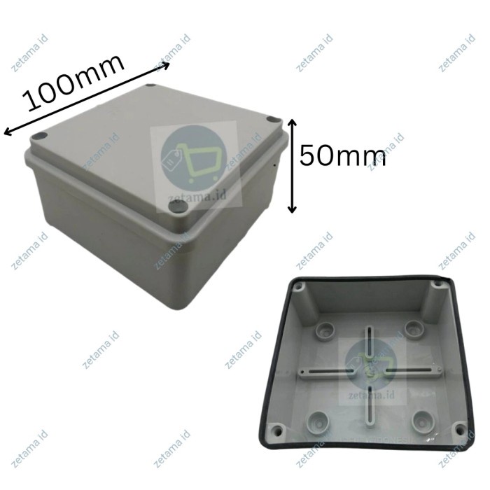 Jual Junction Box / Duradus 10x10 Abu Seal Karet Polos | Shopee Indonesia