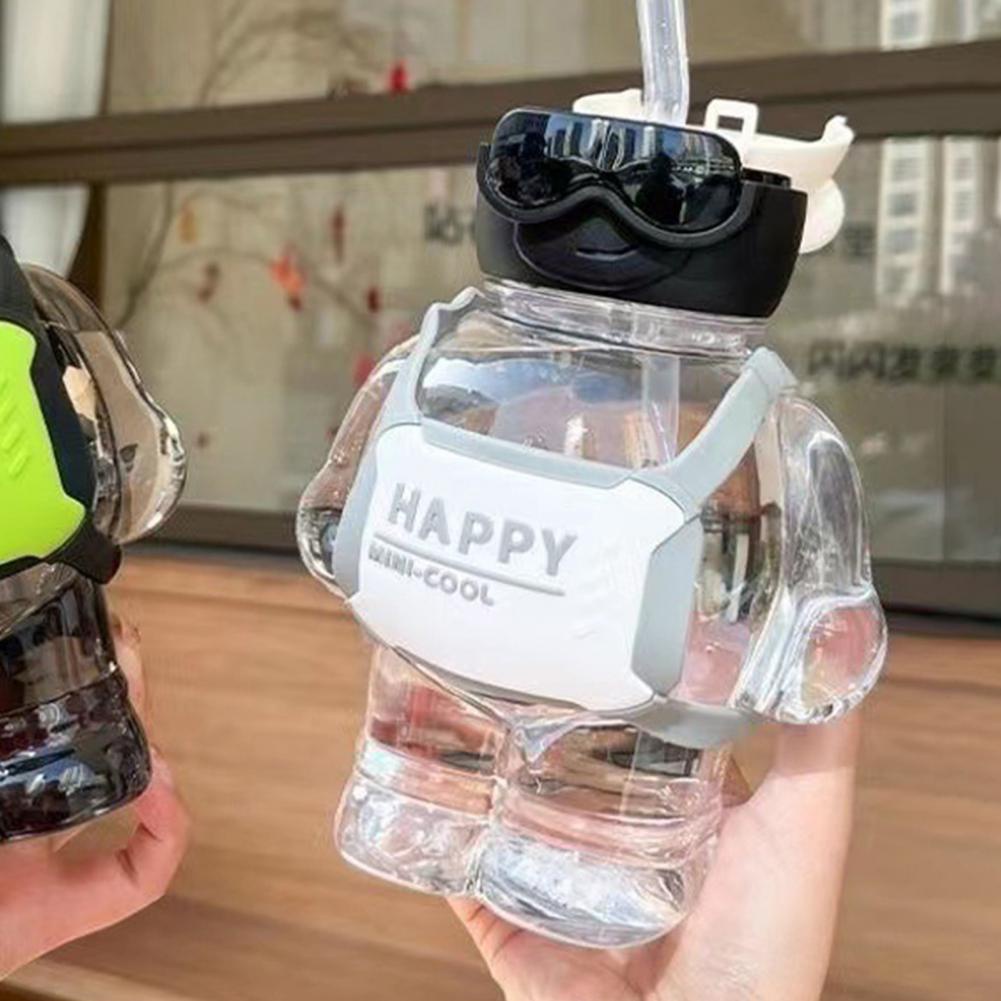 Jual Botol Minum Anak 333 Imut Kecil PANDA ROBOT 800 Ml Food Grade ...