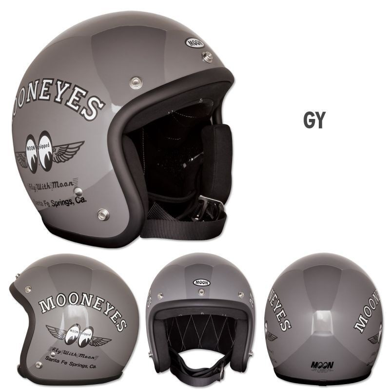 Jual MOONEYES Fly with MOON Jet Helmet/Helmet Mooneyes | Shopee Indonesia