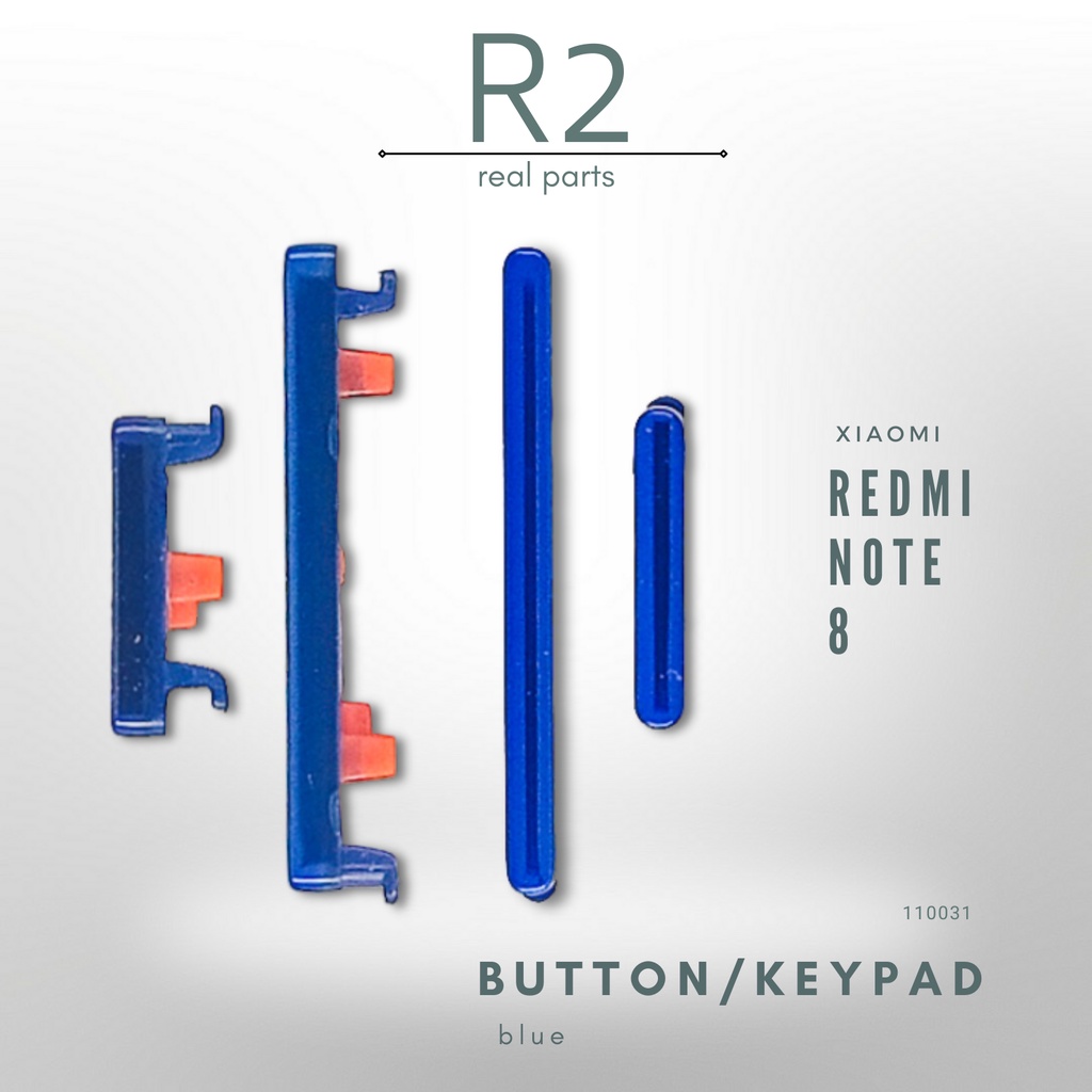 Jual Tombol Luar Keypad Button On Off Plus Volume XIAOMI Redmi Note 8 Biru | Shopee Indonesia