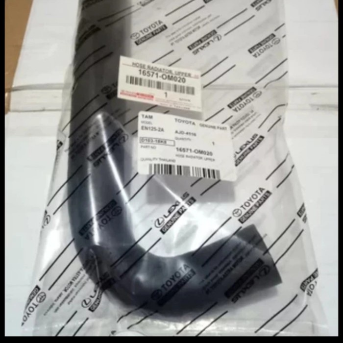 Jual HOSE RADIATOR ATAS UP SELANG RADIATOR TOYOTA VIOS GEN 1 GEN 2 ...
