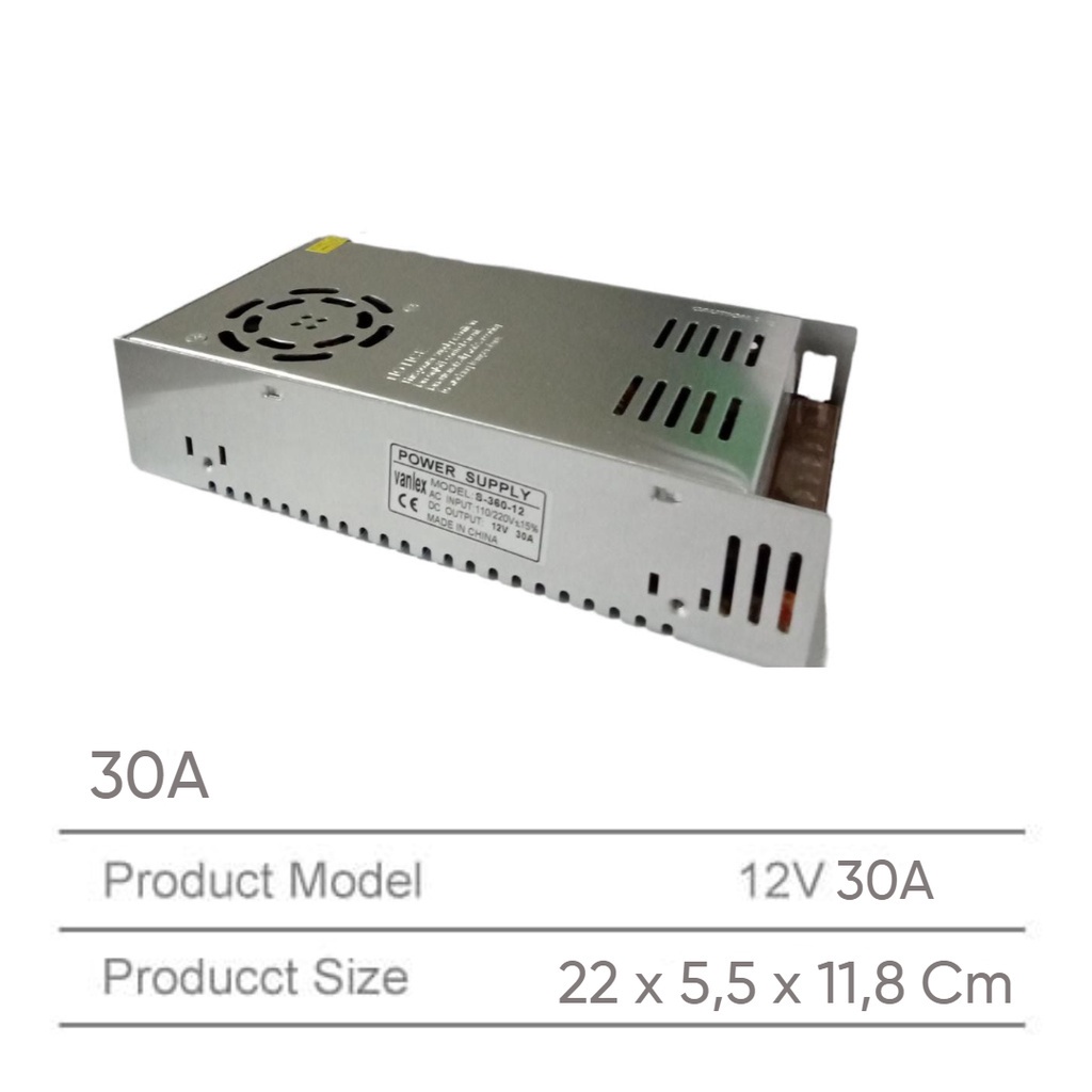 Jual COD & READY STOK TRAFO LED STRIP 12V 3A 5A 10A 20A 30A / POWER SUPPLY ADAPTOR SWITCHING ...