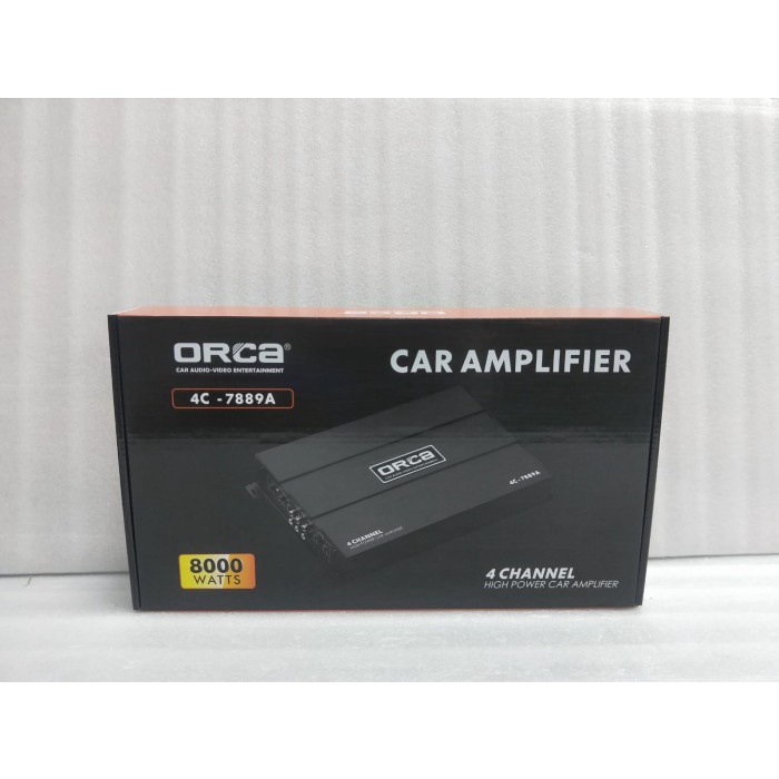Jual Power Amplifier 4Ch ORCA 4C-7889A Mobil 4 chanel Murah Original ...