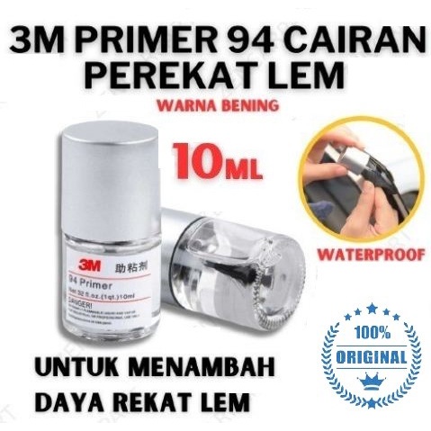 Jual 3M Adhesive 94 primer 3 M 10 ml Lem epoxy primer perekat double ...