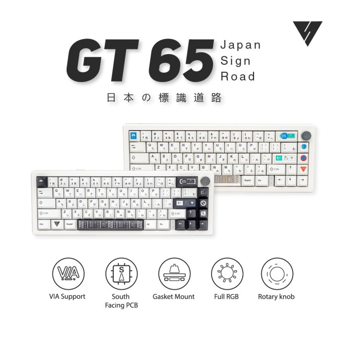 Jual VortexSeries GT-65 Wireless Mechanical Keyboard Gasket Mount ...