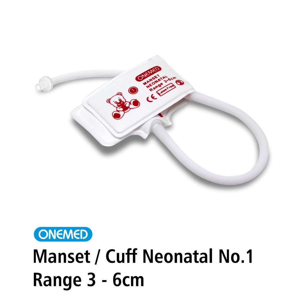 Jual Manset Cuff NIBP Neonatal Disposable Pasien Monitor Neonate OneMed ...