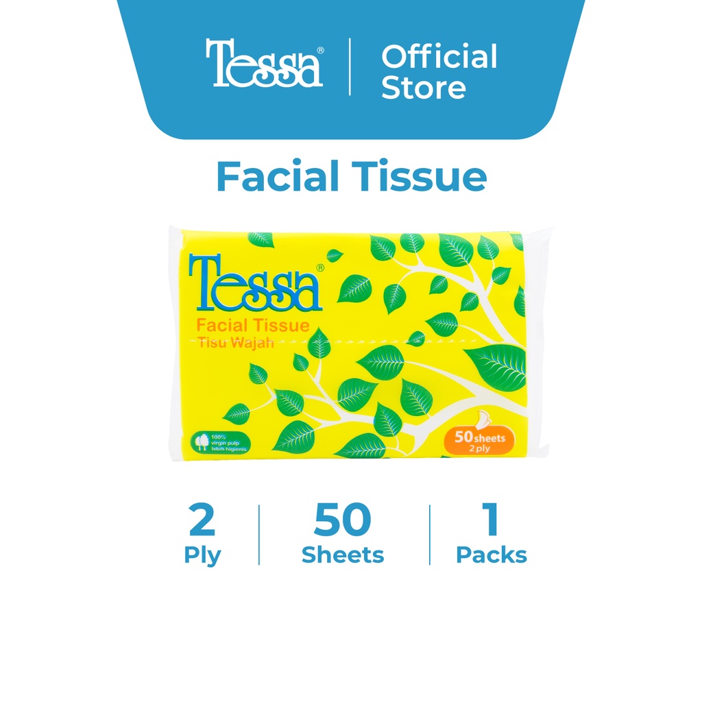 Jual Tessa Facial Tissue Travel Pack 6 x 50 pcs | Shopee Indonesia