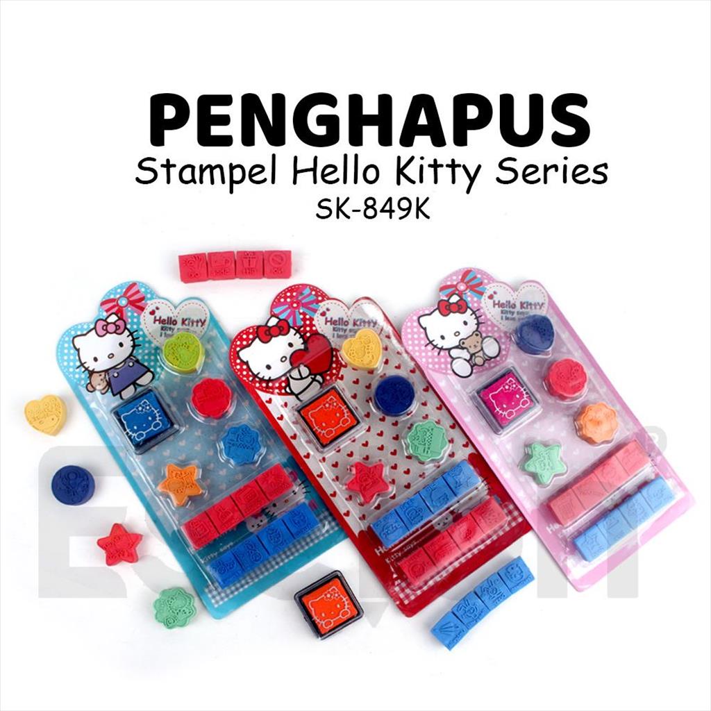 Jual Penghapus + Stempel Hellokitty 849k / Stempel Set Karakter ...