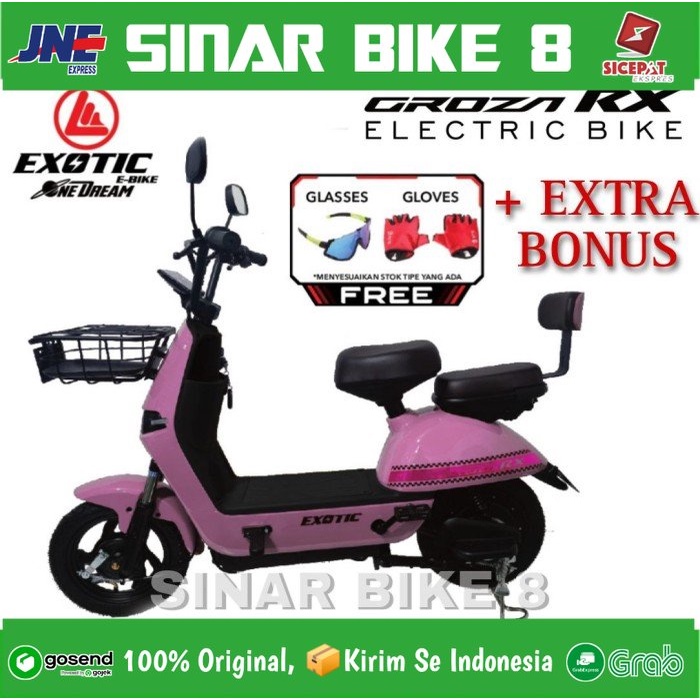 Jual Sepeda Listrik EXOTIC GROZA RX 500 Watt Electric Bike | Shopee ...
