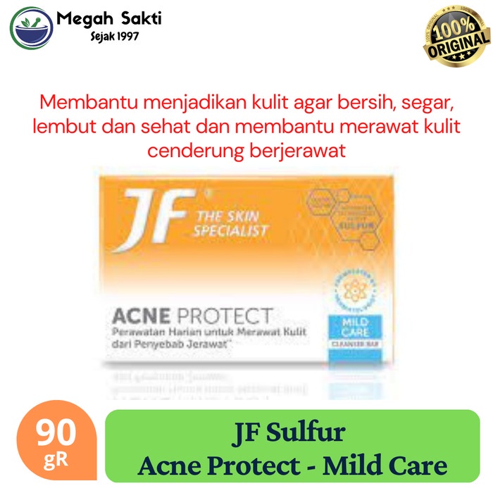 Jual MGS - JF Acne Protect Mild Care Blue Expression 90 gR - Sabun ...