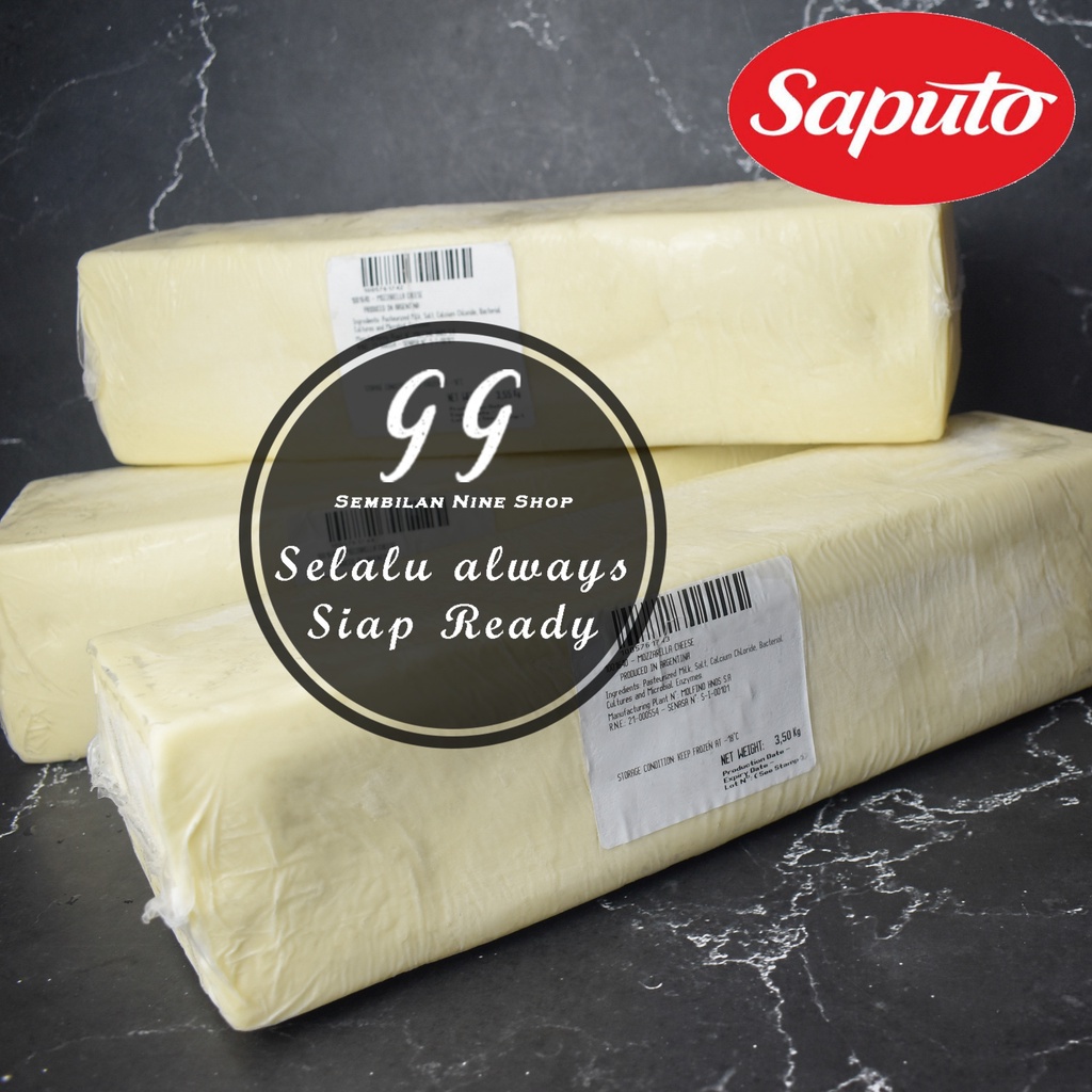 Jual SAPUTO Mozzarella Cheese Sekitar 3,5 KG Import Argentina Keju ...
