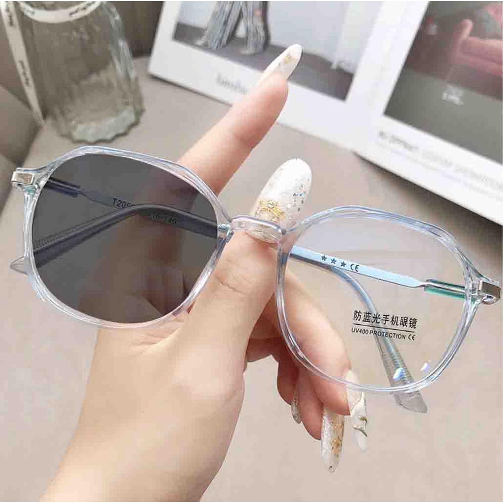 Jual Kacamata Photocromic Korea / Anti Radiasi 2 In 1 Photochromic Pria ...