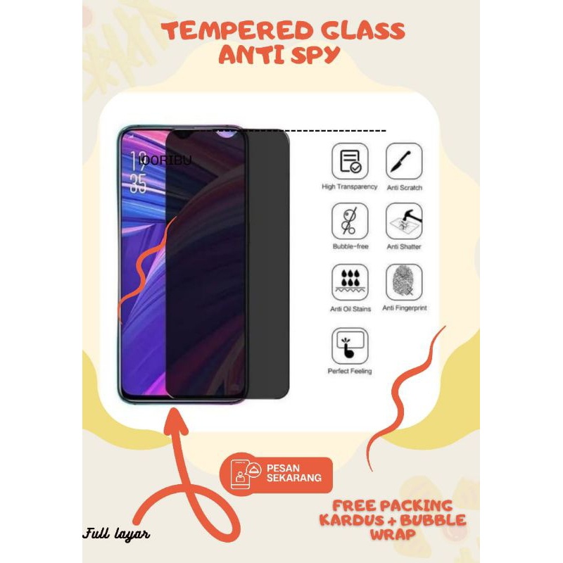 Jual TEMPERED GLASS ANTI SPY VIVO Y1S Y02 Y02S Y11 Y12 Y12I Y12S Y15 Y15S Y16 Y17 Y19 Y20 Y20S ...