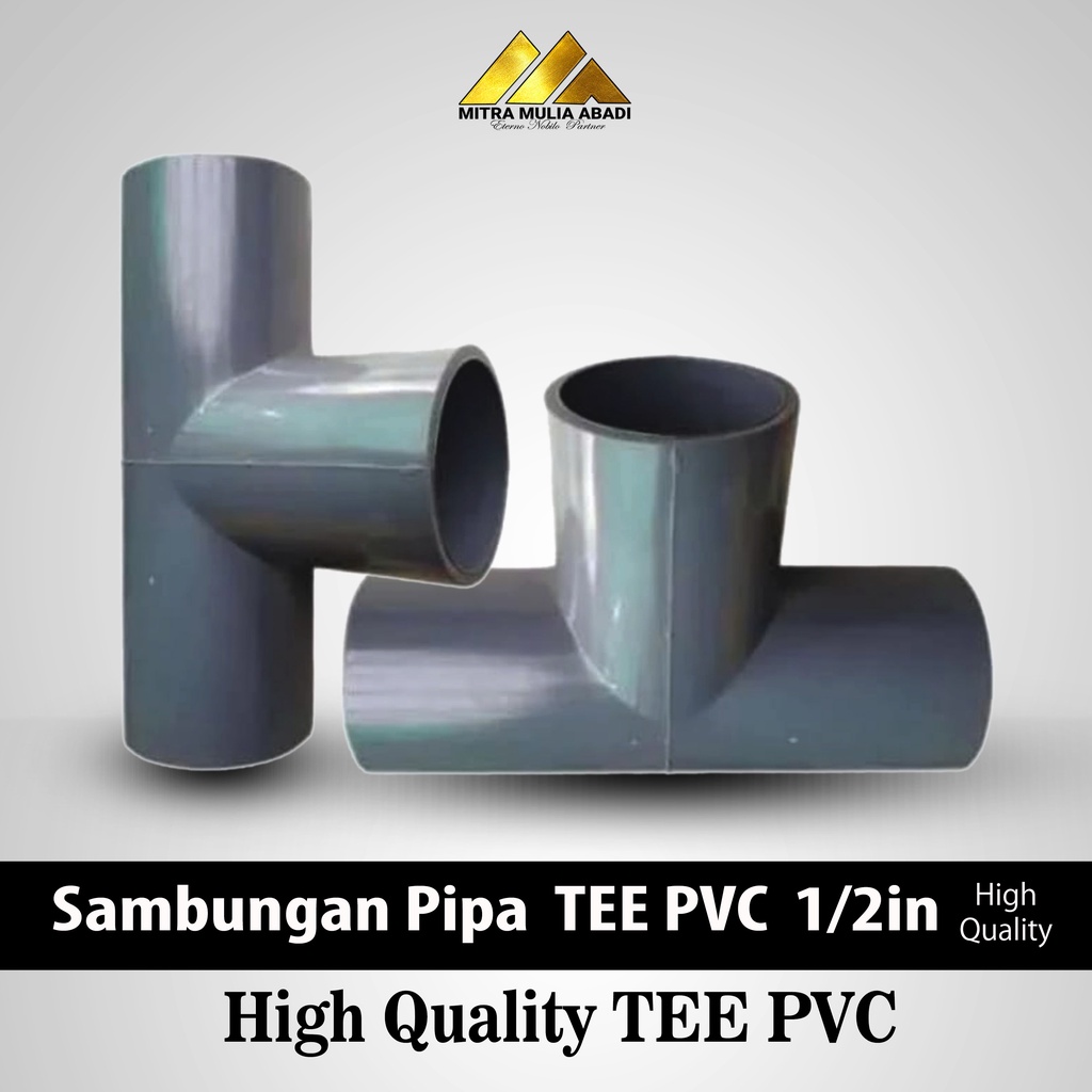 Jual Sambungan Pipa TEE PVC 1/2 IN | Shopee Indonesia