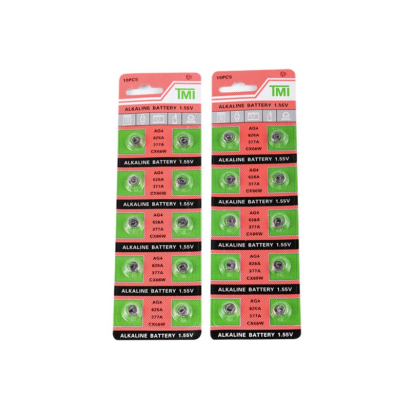 Jual B0082 AG4 tombol baterai 1.55V kartu terpasang LR66 menonton/377 ...