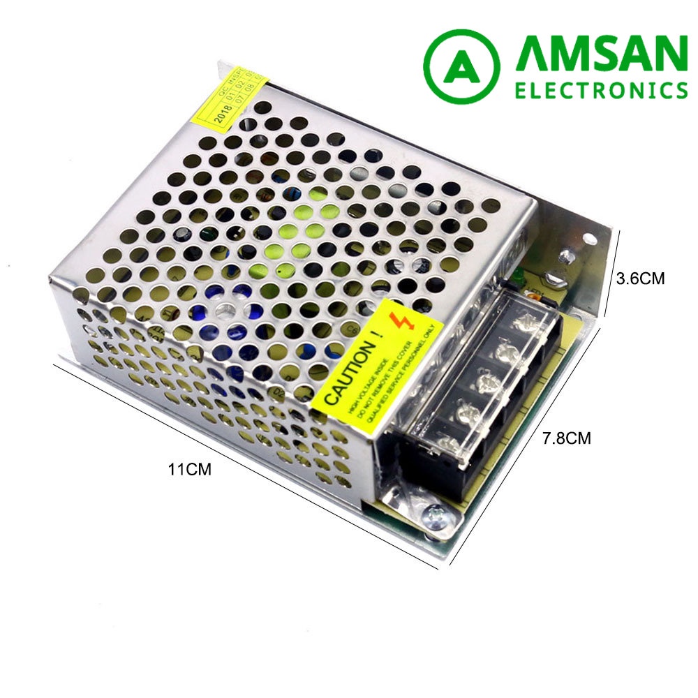 Jual Adaptor Power Supply 5V 12V 24V 2A 5A 6A 8A Switching SMPS PSU ...