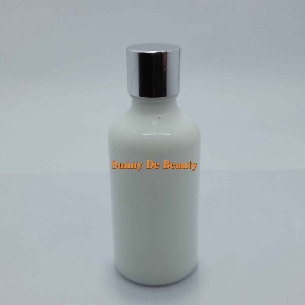 Jual Botol Kaca 50 ml Putih Eksklusif Br Tutup Drop Silver Alumunium ...