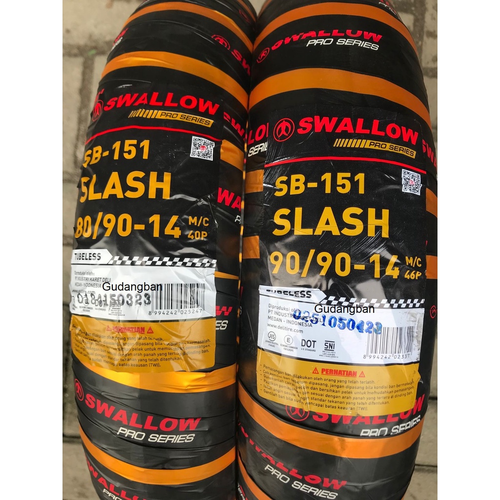 Jual Paket Swallow SB151 SLASH 80 90 14 dan 90 90 14 Pro Series ...