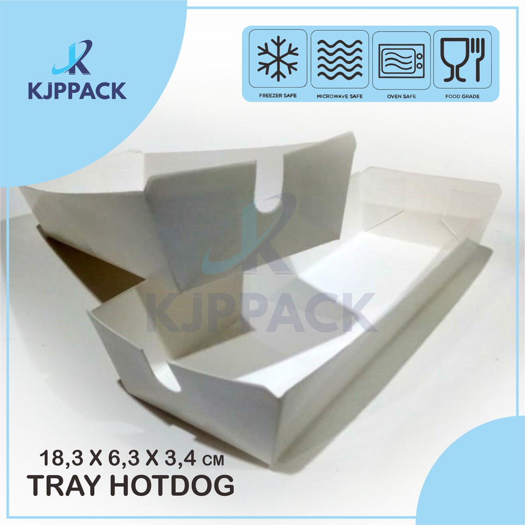Jual Tray Hotdog Foodgrade Hotdog Medium Tray Piring Kertas Kemasan Tray Sosis Murah | Shopee ...