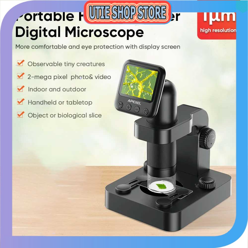 Jual UTIE STORE - APEXEL Mikroskop Digital Portable Microscope 1um ...