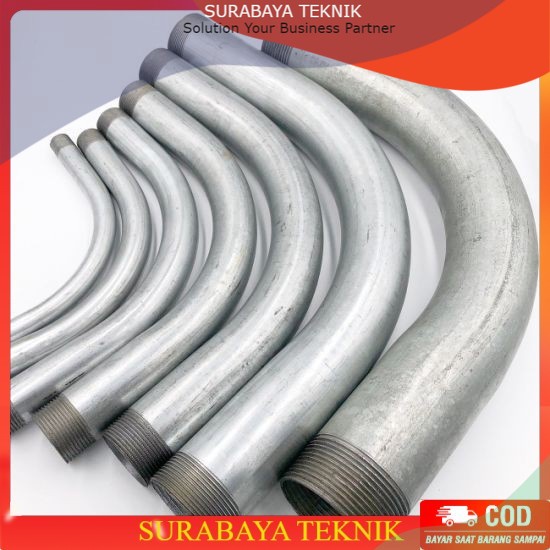 Jual Elbow Conduit RGS 90Deg 1-1/4 in RIGID GALVANIZED STEEL | Shopee ...