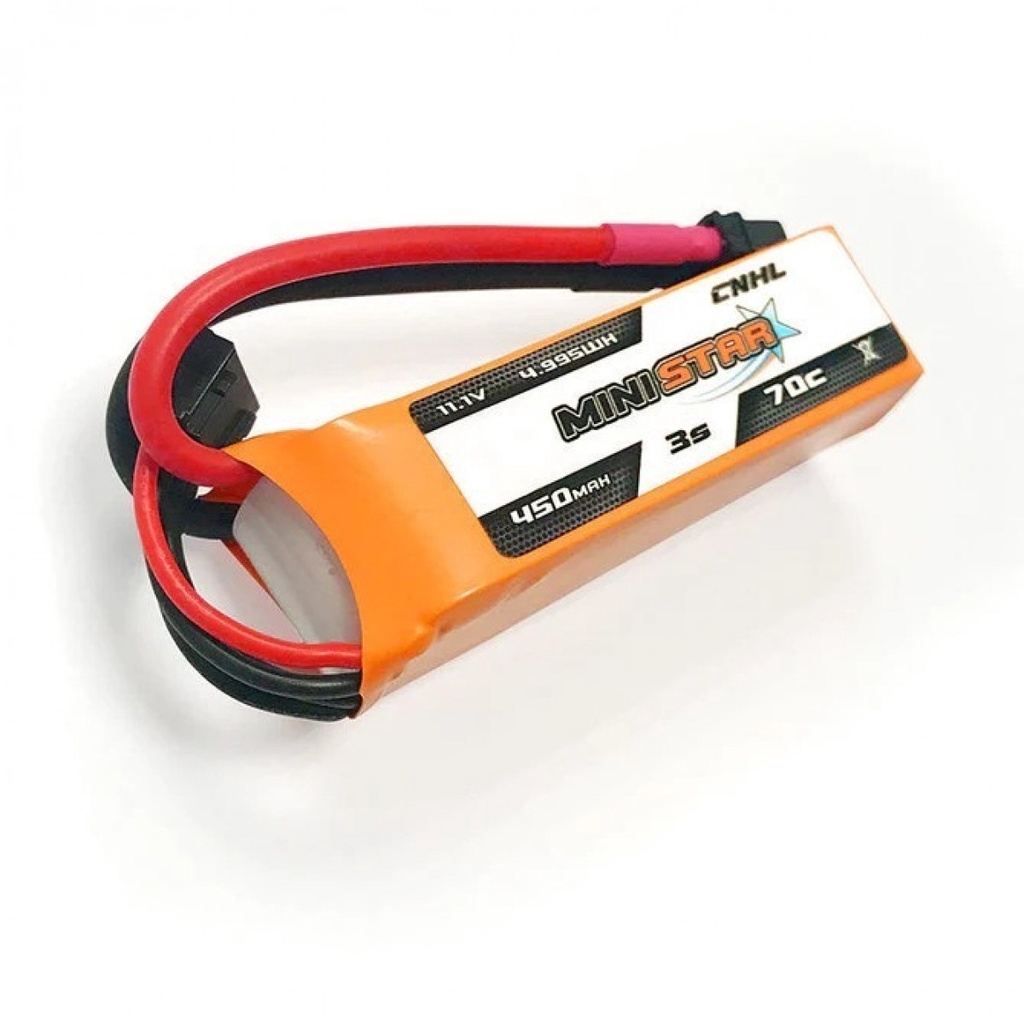 Jual CNHL Ministar 450mAh 11.1V 3S 70C Lipo Battery XT30 Mini Star ...