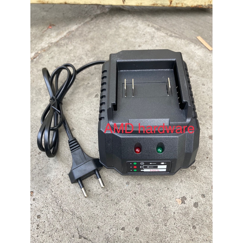 Jual CHARGER KOTAK 21V 2 Ampere CASAN BATERAI CORDLESS BOR IMPACT ...
