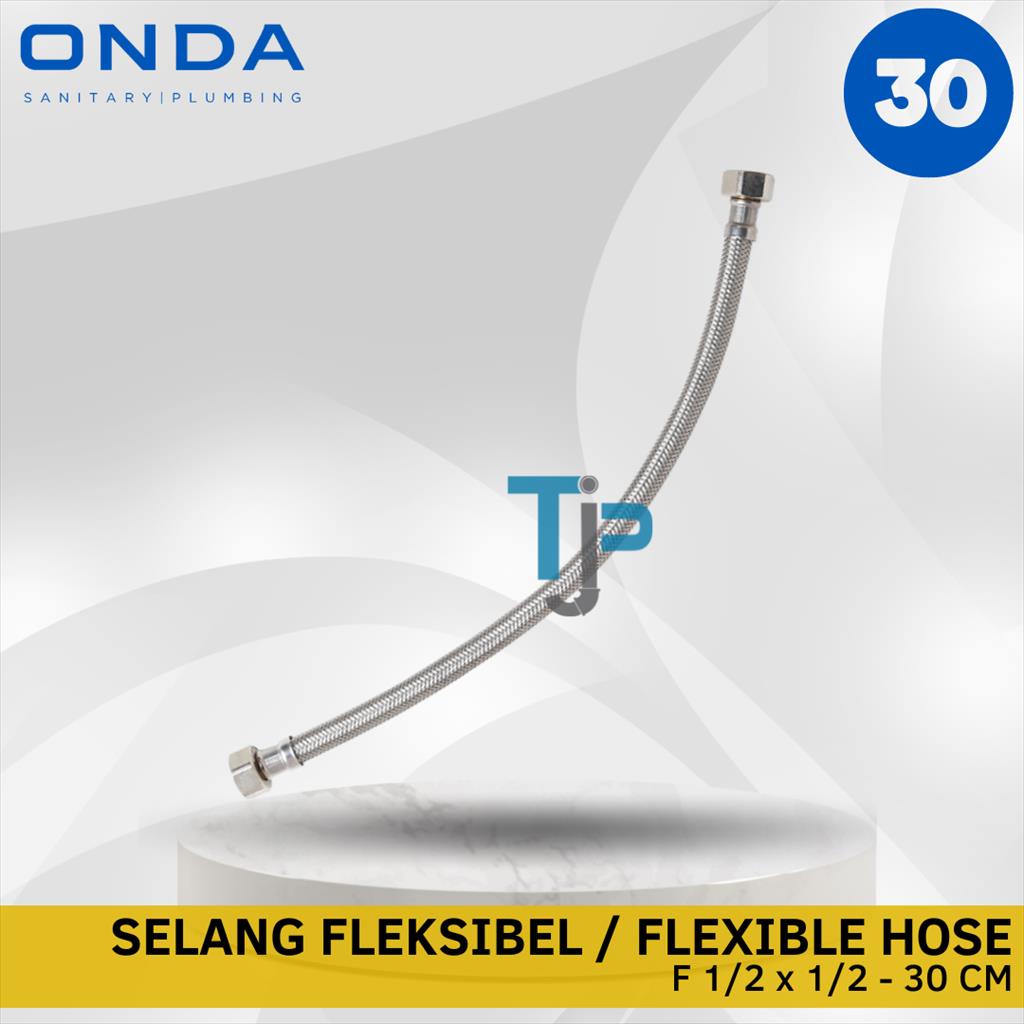 Jual ONDA SELANG FLEKSIBEL / FLEXIBLE HOSE F 1/2 x 30 CM | Shopee Indonesia