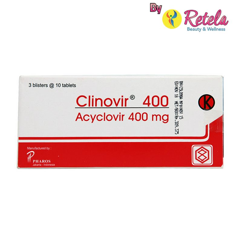 Jual Clinovir 400mg Strip Isi 10 Tablet | Shopee Indonesia