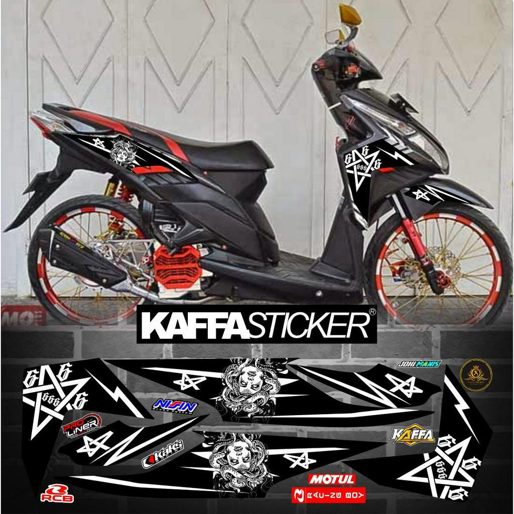 Jual PISTON STIKER/ STRIPING MOTOR VARIASI Striping VARIO 110 TECHNO ...