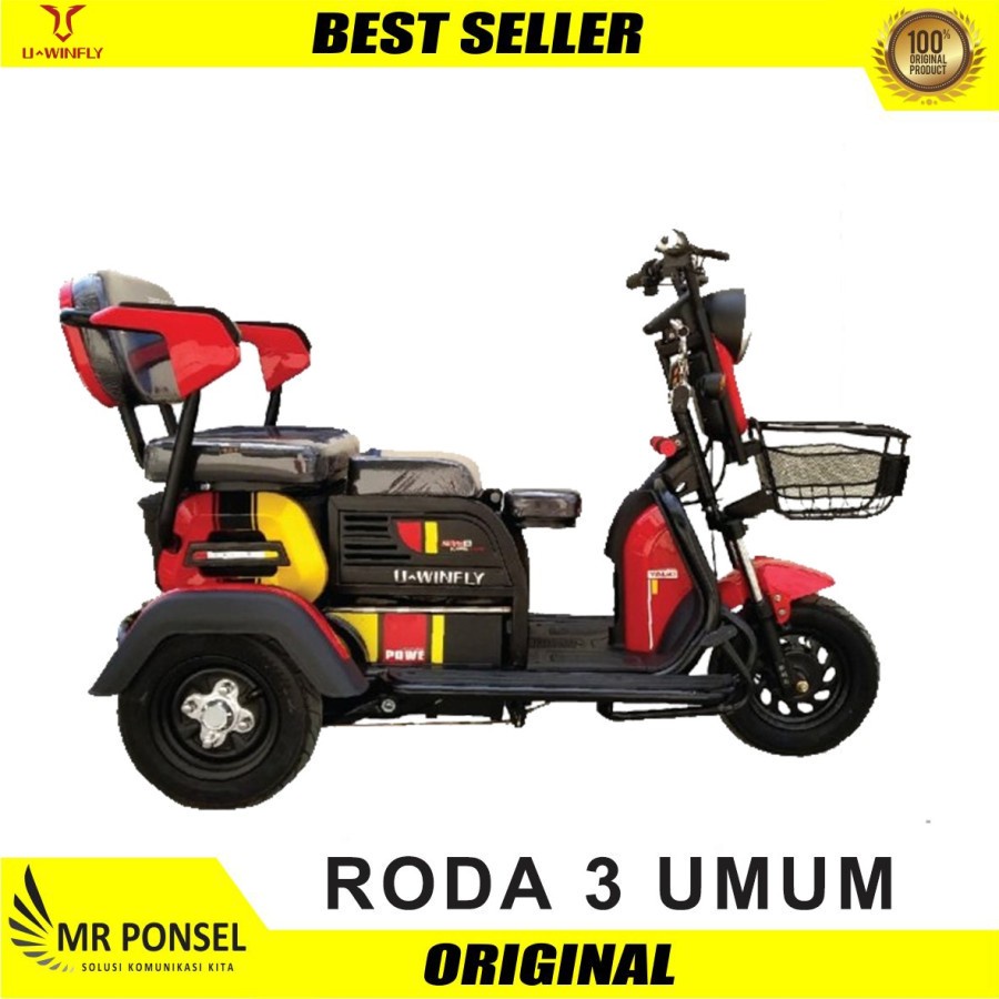 Jual SEPEDA MOTOR LISTRIK RODA 3 MALEO UWINFLY INDONESIA | Shopee Indonesia