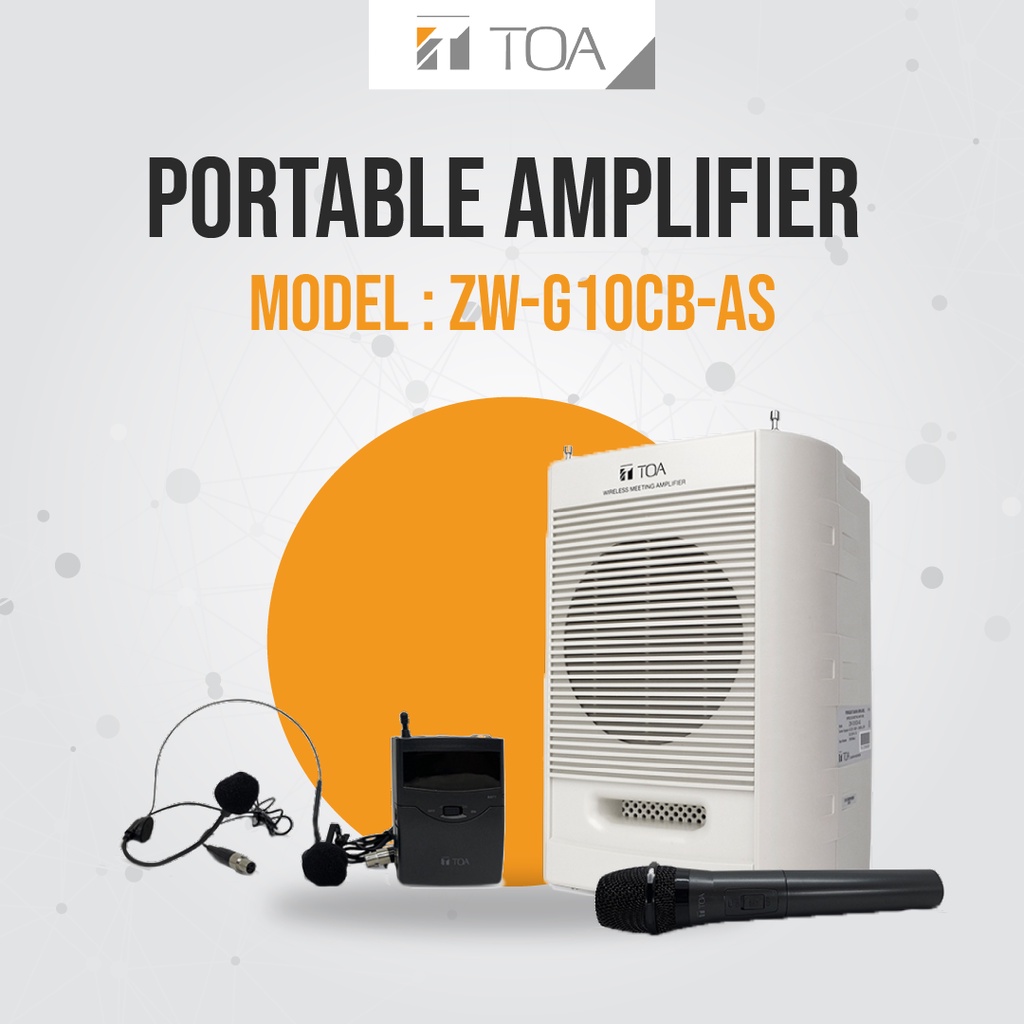 Jual PORTABLE AMPLIFIER TOA MODEL ZW-G10CB-AS | GARANSI RESMI | Shopee ...