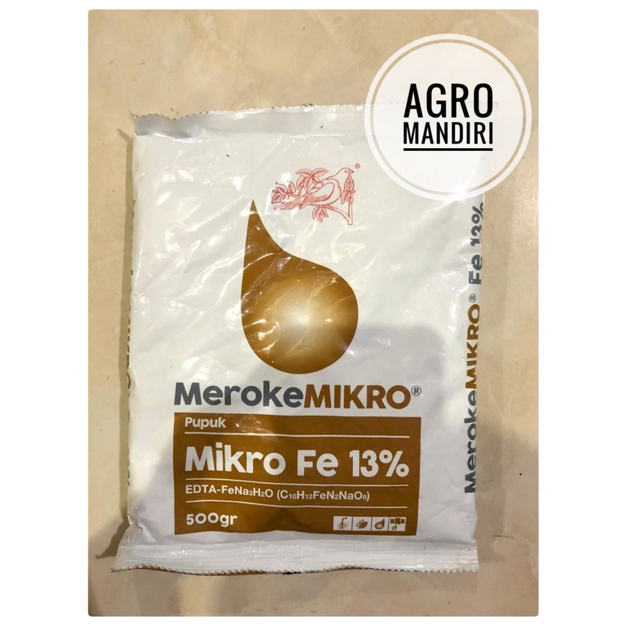 Jual Pupuk Meroke Mikro FE + EDTA 13% 500 Gram Kemasan Pabrik | Shopee ...