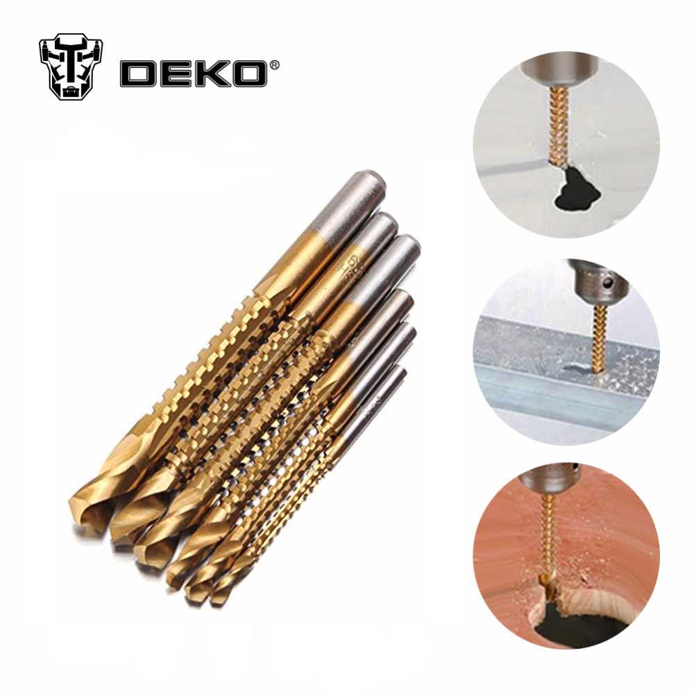 Jual [H5] DEKO Mata Bor Power Drill HSS Steel 6 PCS - DW1369 | Shopee ...