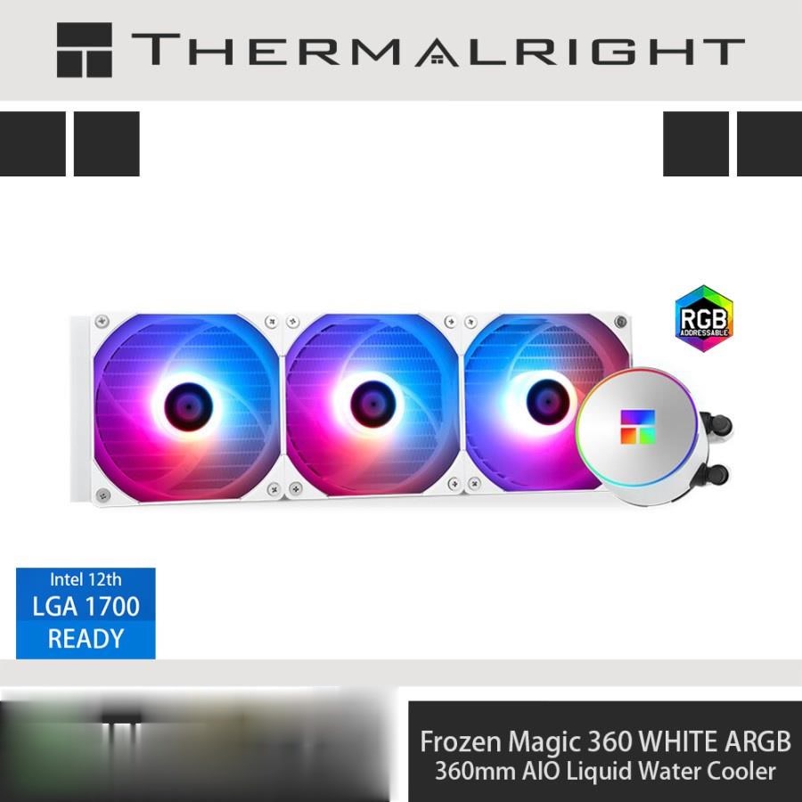 Jual THERMALRIGHT Frozen Magic 360 WHITE ARGB - AIO 360mm CPU Water ...