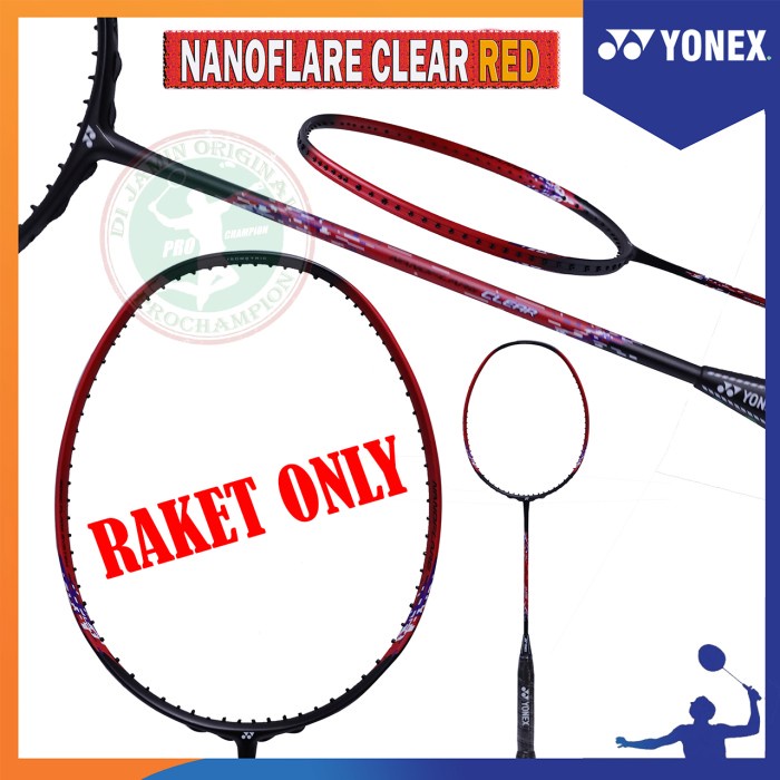 Jual YONEX NANOFLARE CLEAR / FEEL / ABILITY /YONEX RAKET BADMINTON ORIGINAL - RAKET ONLY, CELAR ...