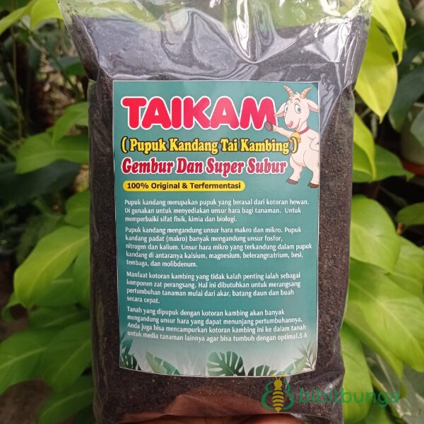 Jual TAIKAM 1 kg Pupuk Kandang Kotoran Kambing Organik Pukan Media ...