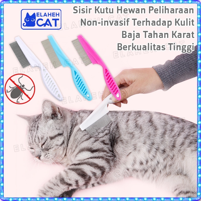 Jual Sisir Kutu Kucing Sisir Kutu Anjing Sisir Kucing Grooming Kucing ...