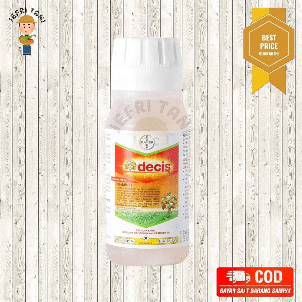 Jual INSEKTISIDA PESTISIDA OBAT PEMBASMI HAMA BAYER DECIS 25 EC 100 ML ...