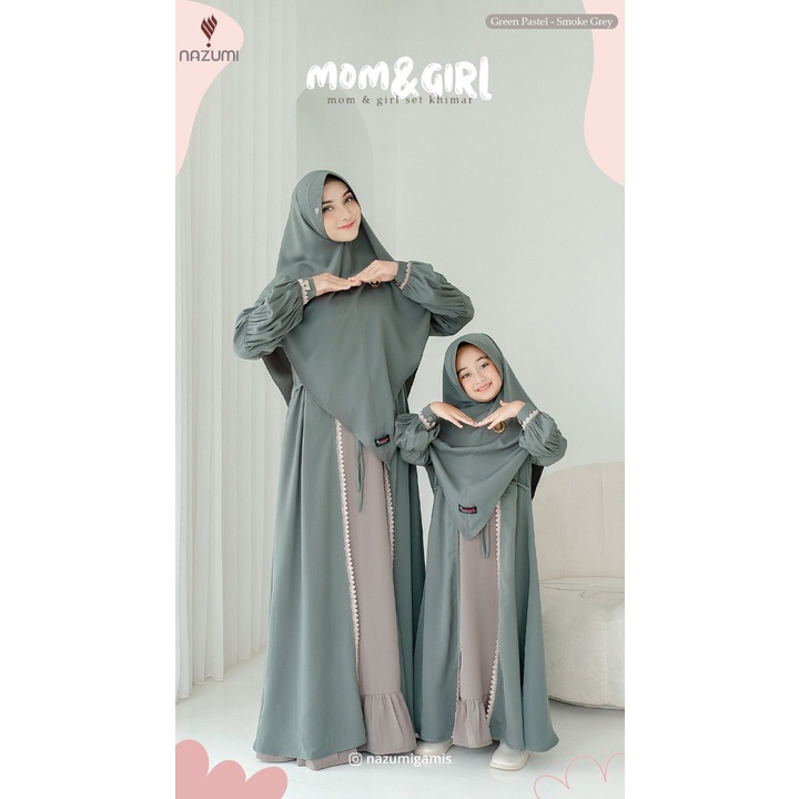Jual Lovely Series Dress Girl Set Khimar ORIGINAL by Nazumi | Shopee ...
