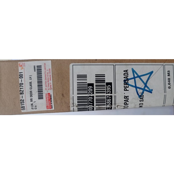 Jual Karet bulu kaca pintu belakang kiri 68152-BZ170-001 Daihatsu ...