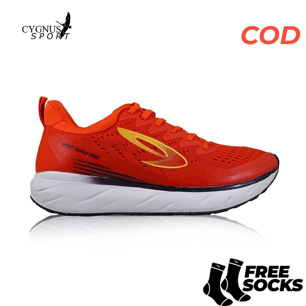 Jual 910 Nineten TAKASHI RUN Sepatu Lari Running Shoes - JINGGA/BIRU ...